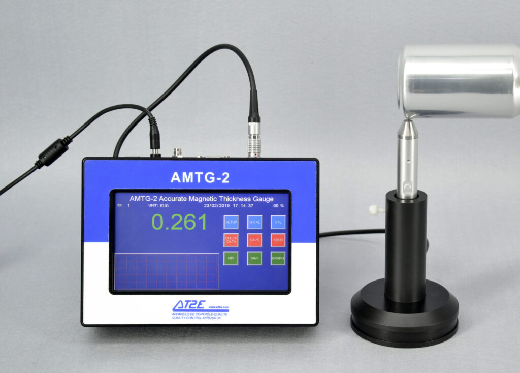 Accurate Magnetic Thickness Gauge - AT2E - USA