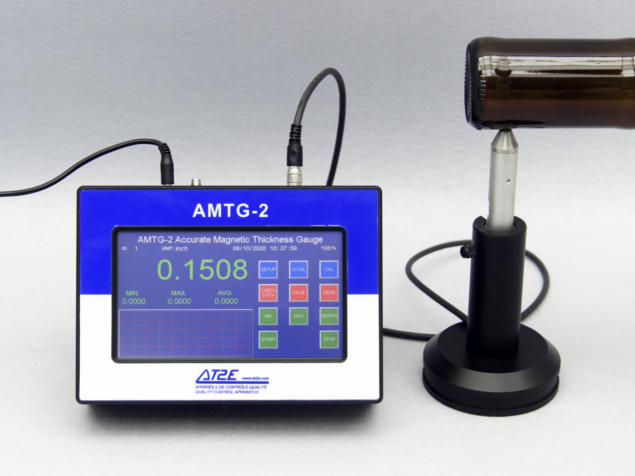 Accurate Magnetic Thickness Gauge - AT2E - USA
