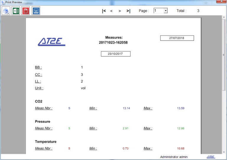 Fully Automatic CO2 Calculating System - AT2E - USA