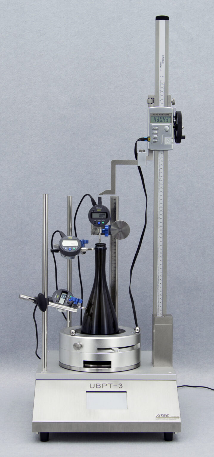 UBPT-3 Universal Bottle Perpendicularity Tester with Mouth and Height ...